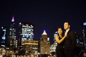 Chicago Fall + Night Engagement Photos - Buckingham Fountain ...